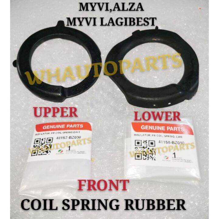 COIL SPRING RUBBER (ORIGINAL)(FRONT/UPPER/LOWER) MYVI,ALZA PERODUA ...