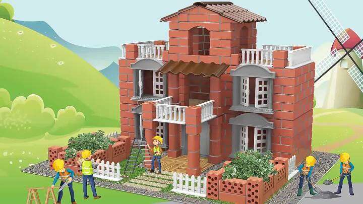 GGMM Children's Educational Simulation Building Mini Brick Hand ...