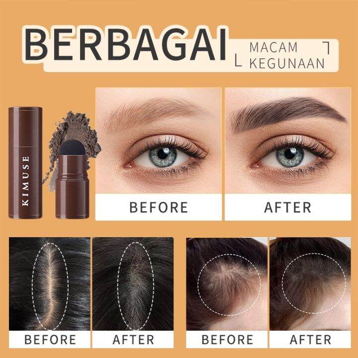 Stamp Membentuk Makeup Tahan Air Alis Bubuk Alami Alis Mata Stick ...