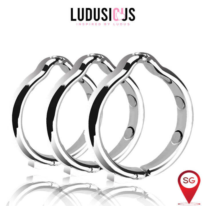 Pleasure Plunger – Stainless Steel Penis/Cock Ring, Erection Stay-Hard ...