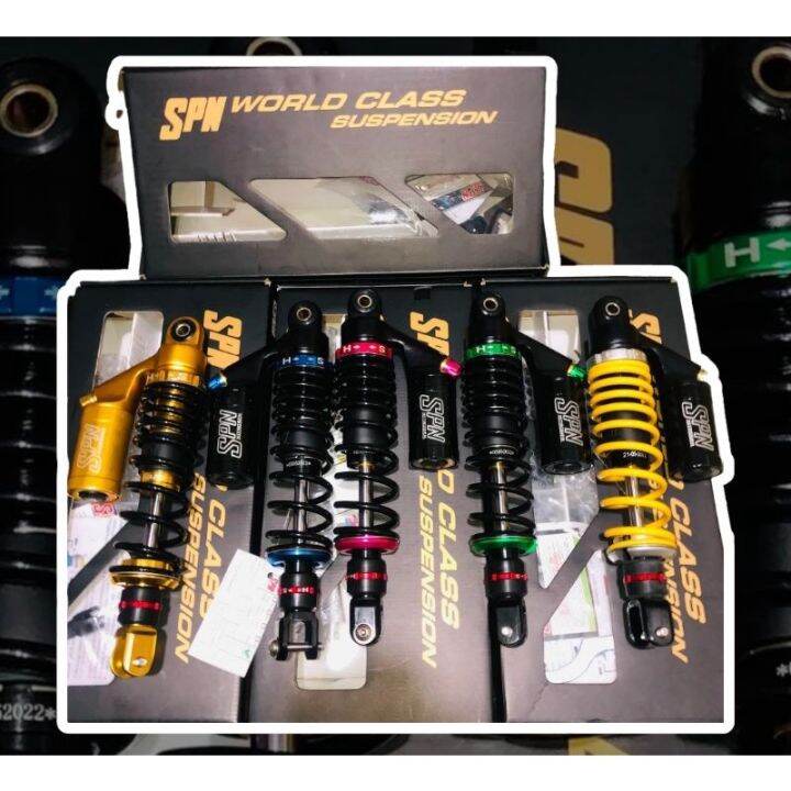 SPN WORLD CLASS SUSPENSION ADJUSTABLE REAR SHOCK 305mm ORIGINAL FOR ...