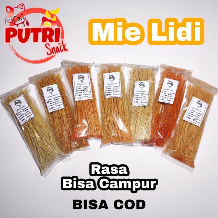 Mie Lidi / lidi lidian 30gr Bisa Campur Rasa ( tanpa minimal order ...