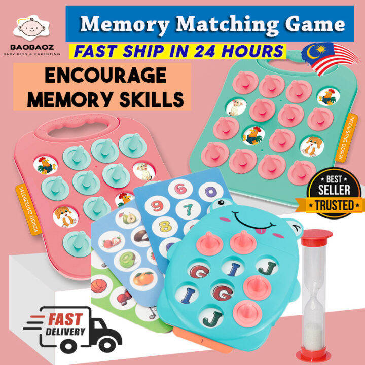 Memory Chess Memory Matching Timer Game for Children Toddlers Baby ...