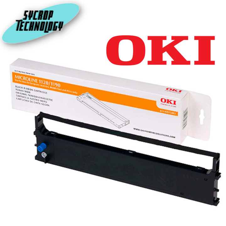 ตลับผ้าหมึกดอทเมตริกซ์ OKI 43571806 ML1190 Black สีดำ ของแท้ สินค้าศูนย์ เช็คสินค้าก่อนสั่งซื้อ ...