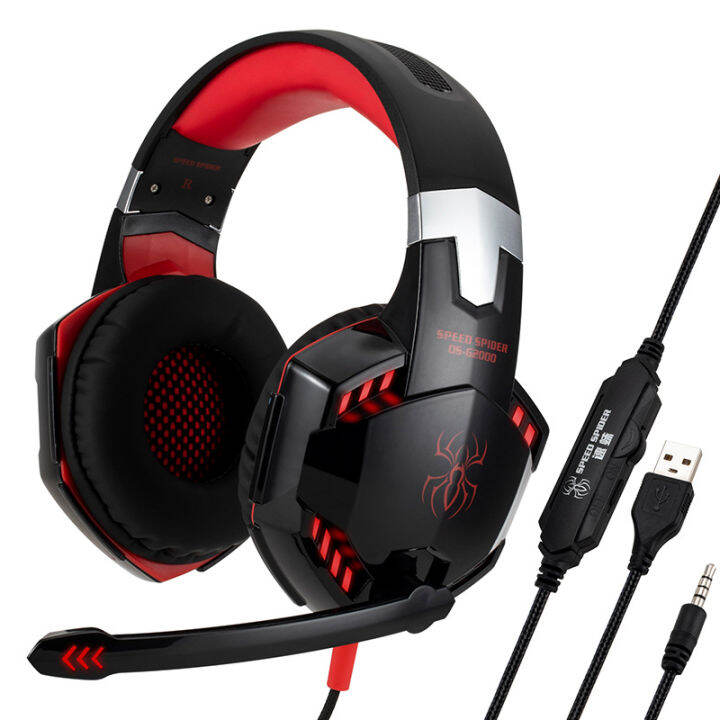 G2000 computer esports game headphone with microphone, long microphone ...
