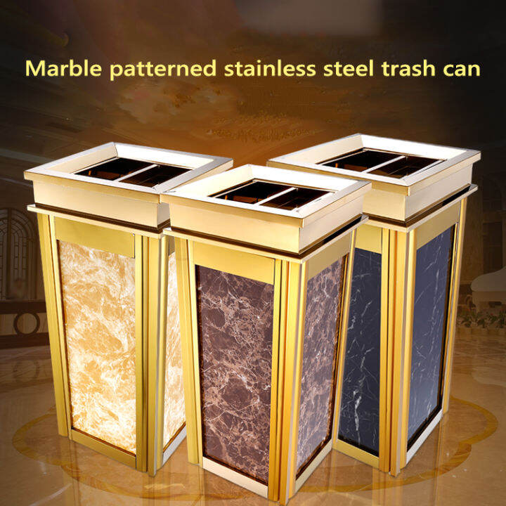 Outdoor Heightened Ashtray Lobby Vertical Garbage Bin Ho luxury trash ...