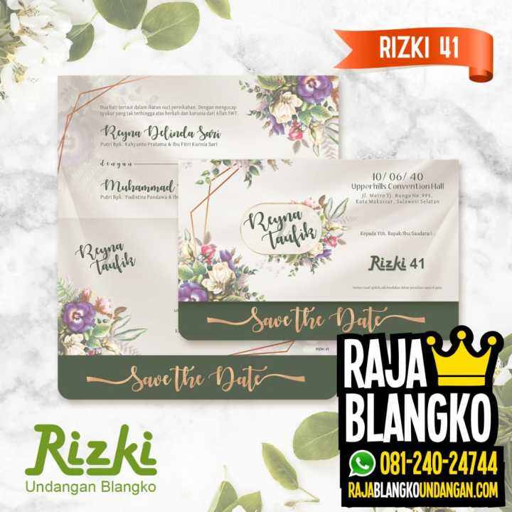 BLANGKO UNDANGAN MURAH RIZKI 41 | RAJA UNDANGAN | Lazada Indonesia