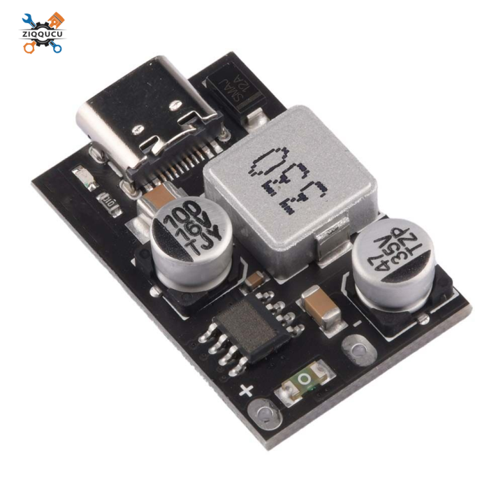 Ziqqucu ชุดโมดูลชาร์จเร็ว Type C 20W PD3.0 PPS QC3.0 SCP ชาร์จเร็ว5V 3 ...