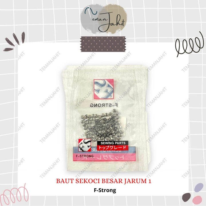 Baut Sekoci Besar Mesin Jahit Highspeed Jarum 1 /Mur Sekoci 100pcs ...
