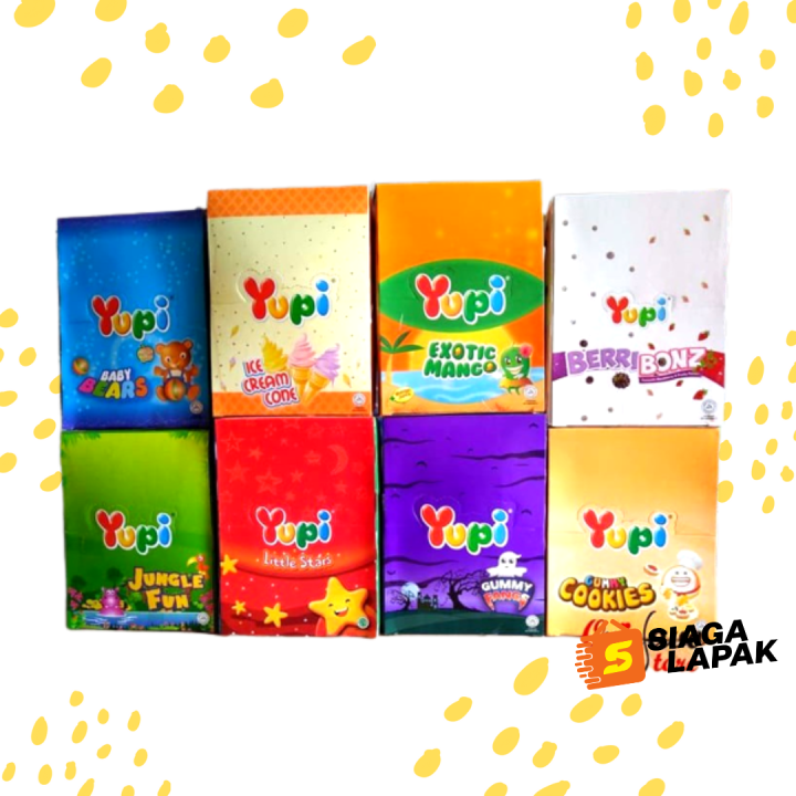 Permen Yupi Jeli Gummy Candy Jelly Box Aneka Rasa | Lazada Indonesia