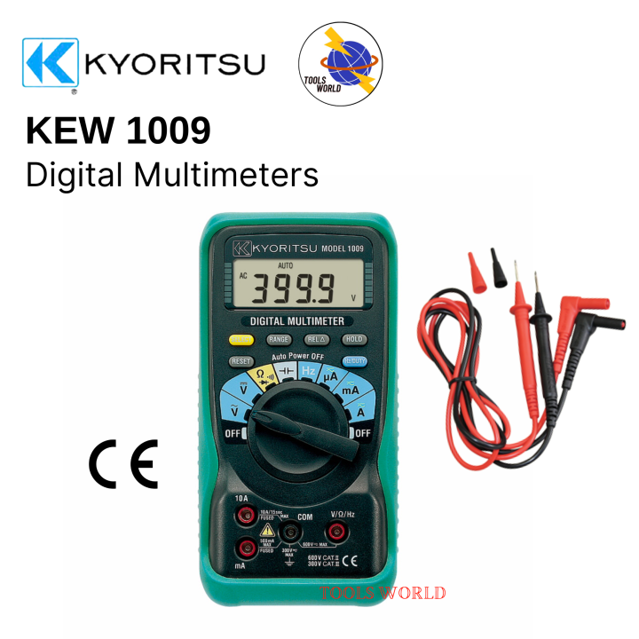 Kyoritsu 1009 Digital Multimeters Model 1009 4000 counts ~ Original ~ 1 Year Warranty | Lazada