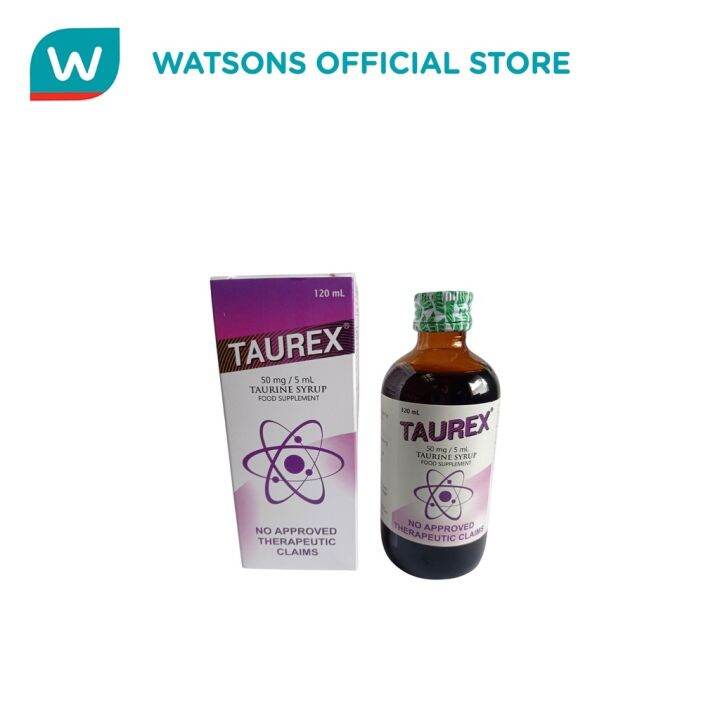 TAUREX Taurine 50 mg/5 mL Syrup 120ML | Lazada PH