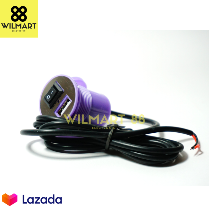 Charger Motor USB Accu Aki WaterProof | Colokan USB untuk / ke Aki ...