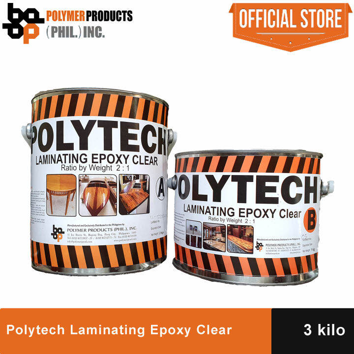 Polytech Laminating Epoxy Clear 3kg | Lazada PH