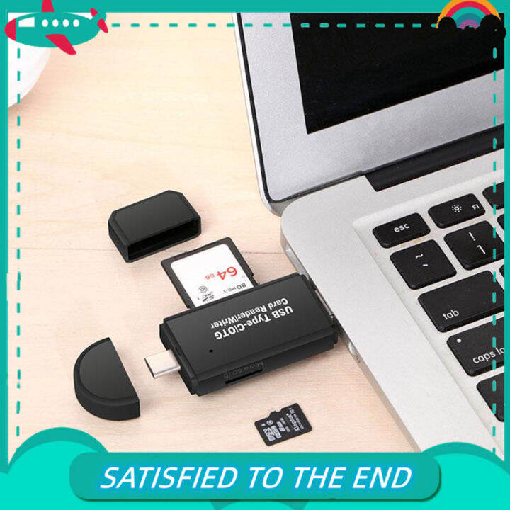 3 In 1 Type C/Micro USB/USB OTG Card Reader High-speed USB 2.0 ...