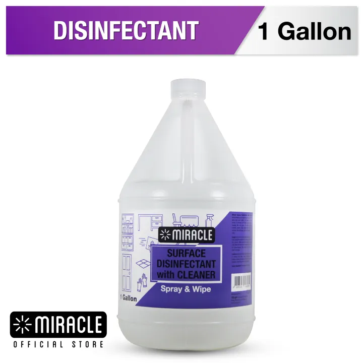 Miracle Surface Disinfectant with Cleaner - 1 Gallon | Lazada PH
