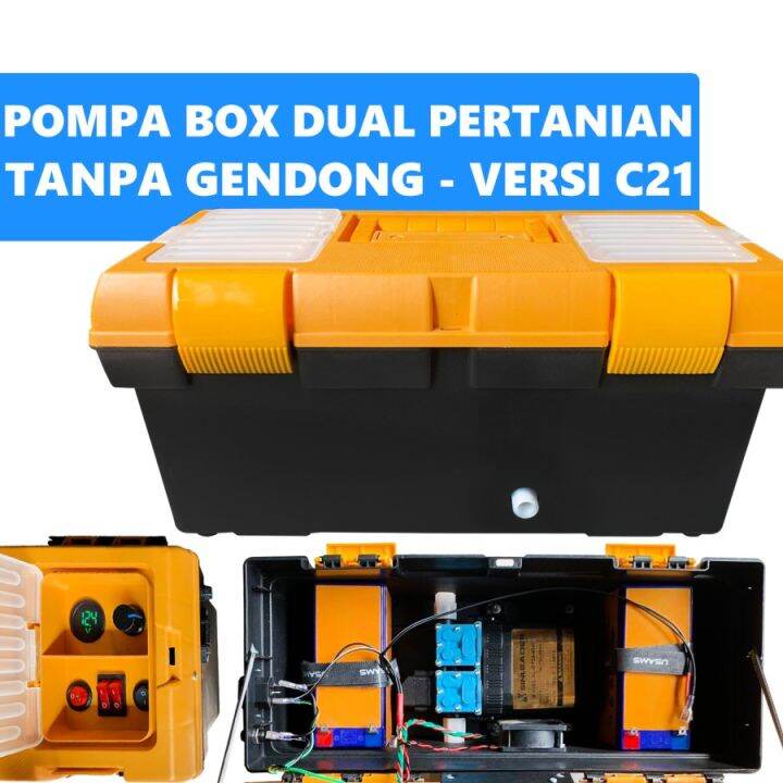 Pompa dual box untuk pertanian dan berkebun tanpa gendong versi C21 ...
