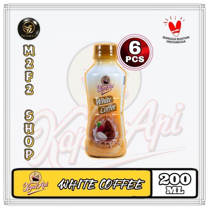 Kopi Kapal Api White Coffe Botol Pet -200ml (Kemasan 6 Pcs) | Lazada ...