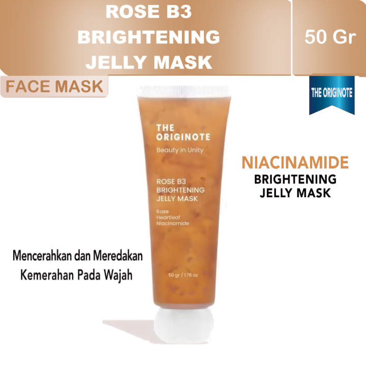 THE ORIGINOTE Rose B3 Brightening Jelly Mask 50 Gr | Lazada Indonesia