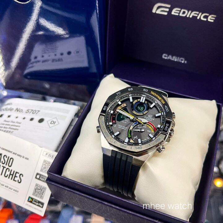 Casio Edifice Motorsport Bluetooth Tough Solar ECB-950MP-1A | Lazada.co.th