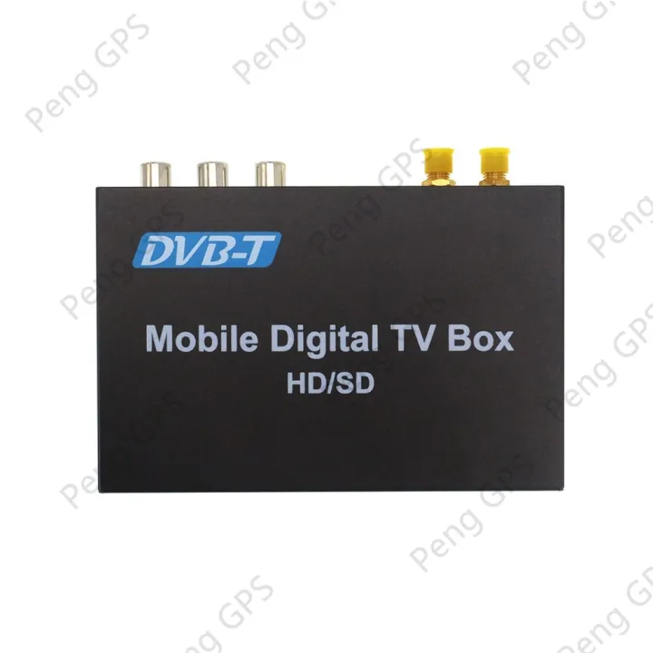 DVB-T/ DVB-T2/ISDB-T Car Digital TV HD MPEG-4 Tuner Receiver Two ...