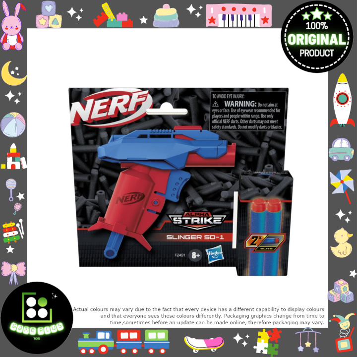 Hasbro Nerf Alpha Strike Slinger SD-1 Toy Blaster | Lazada