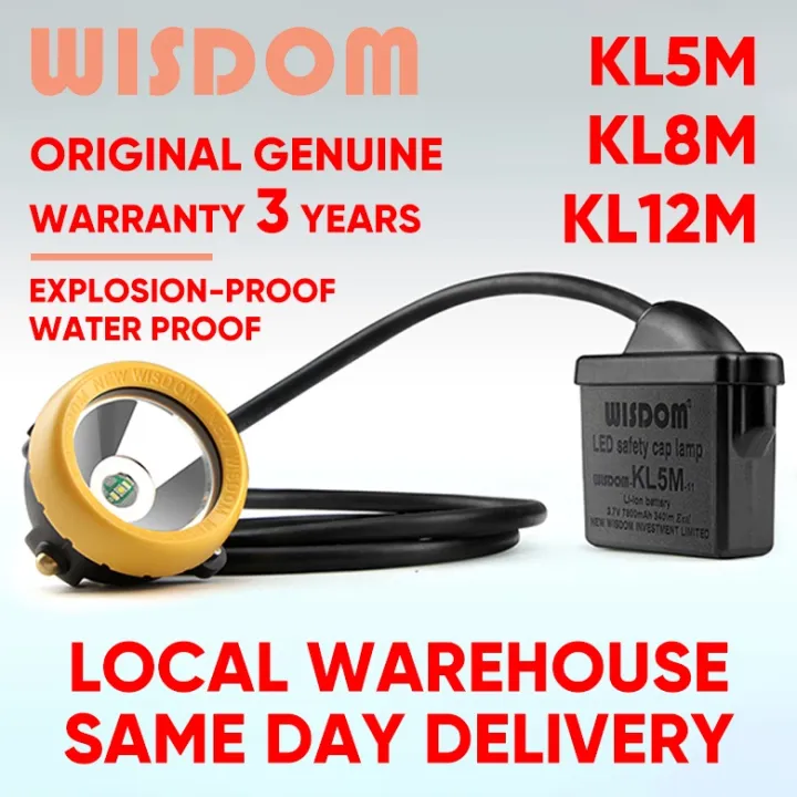 【Original authentic WISDOM】 logo LED explosion-proof miners lamp KL5M ...
