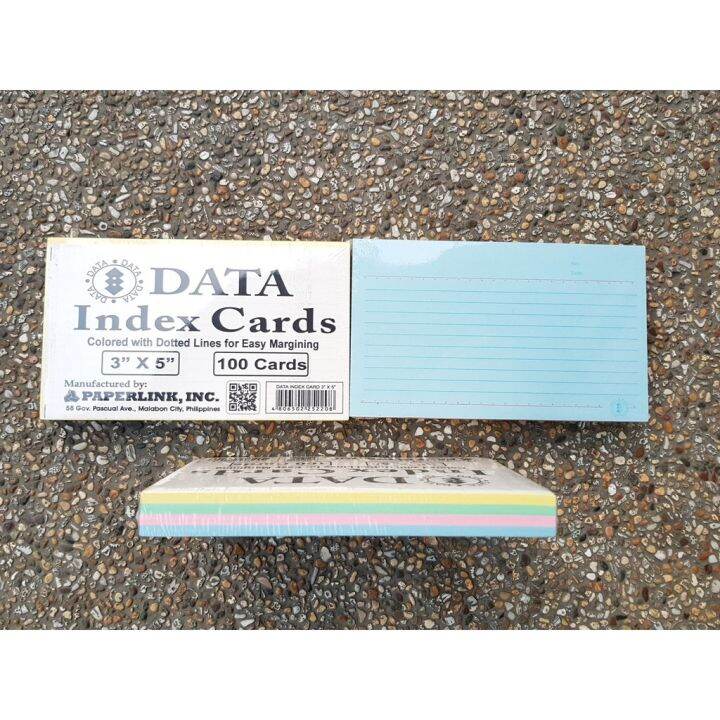 Data White / Rainbow Ruled Index Card 3x5 by 100s | Lazada PH