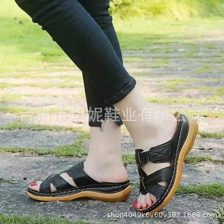 LEATHER SANDALS FOR WOMEN | Lazada PH