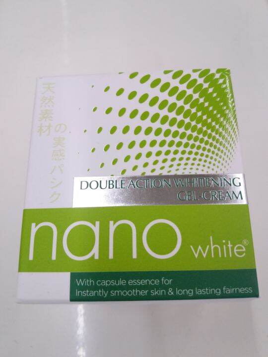 Nano White Double Action White Gel Cream 40ml | Lazada