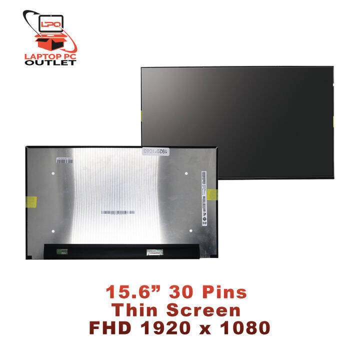 LPO Laptop LCD Screen 15.6 1920x1080 30pins IPS Thin Screen Fold Slim ...