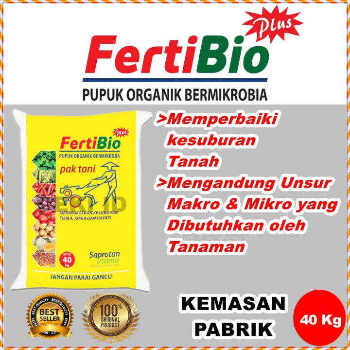 Fertibio Pak Tani 40 Kg Via Kargo Pupuk Organik Ferti Bio Plus Penyubur ...