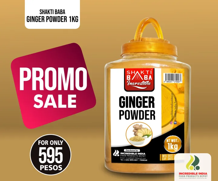 Shakti Baba Spices Yellow Ginger Powder 1 kg in Jar | Lazada PH