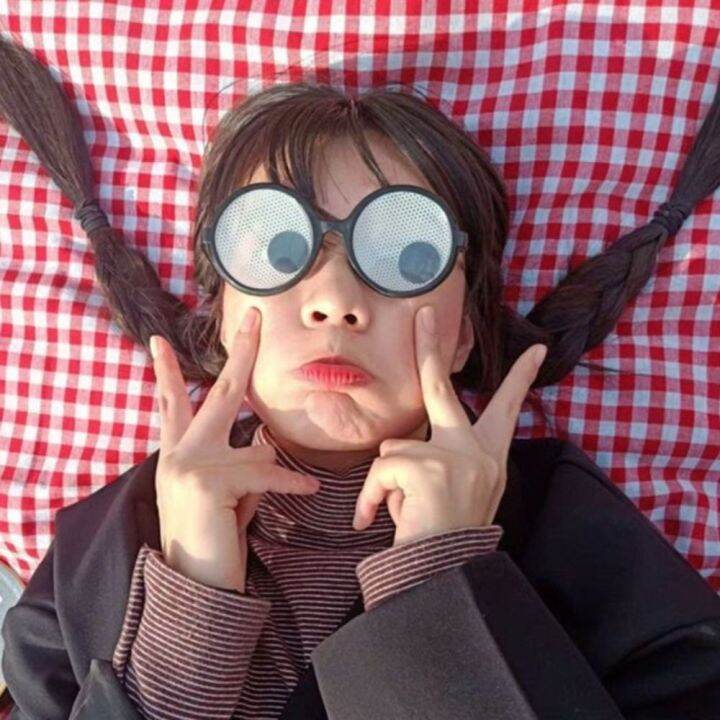 ZESTON แว่นตาแว่นตาปาร์ตี้เก๋ไก๋แปลกใหม่สำหรับเด็กมองเห็นแว่นตาลูกตา ...