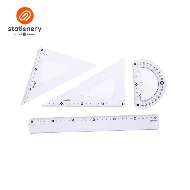 Maped Ruler Set 2 Triangle 1 Protracotr 1 Ruler | Lazada PH