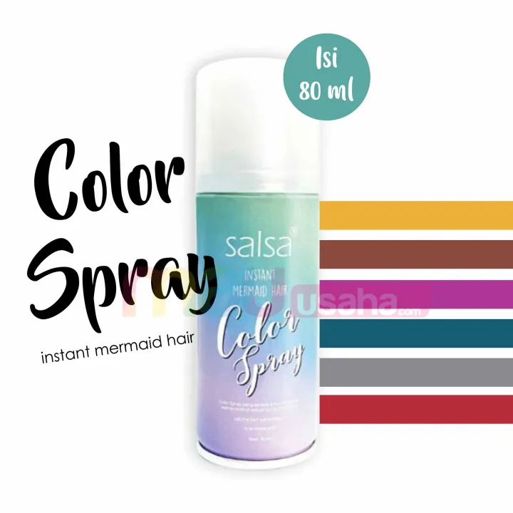 Salsa Instant Mermaid Hair Color Spray Pewarna Rambut Instant | Lazada ...