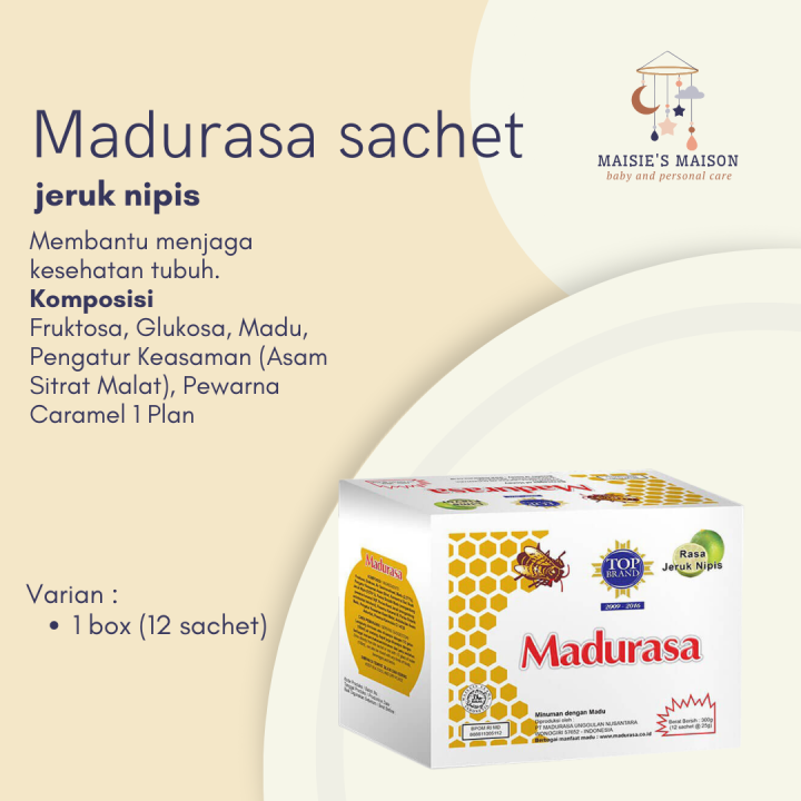 MADU JERUK NIPIS MADURASA 12 SACHET | Lazada Indonesia