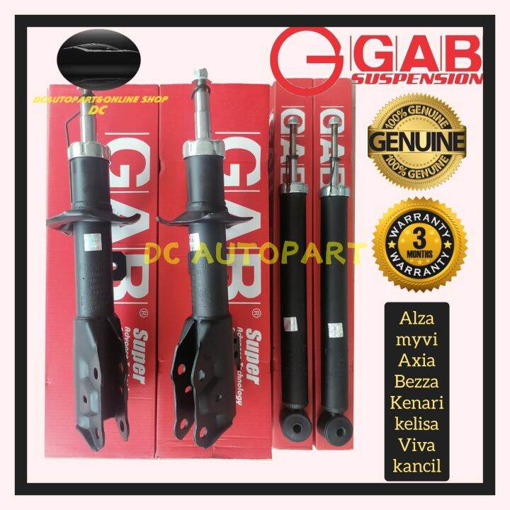 ORIGINAL GAB SUPER PERODUA AXIA BEZZA KANCIL KENARI KELISA MYVI D20N ...