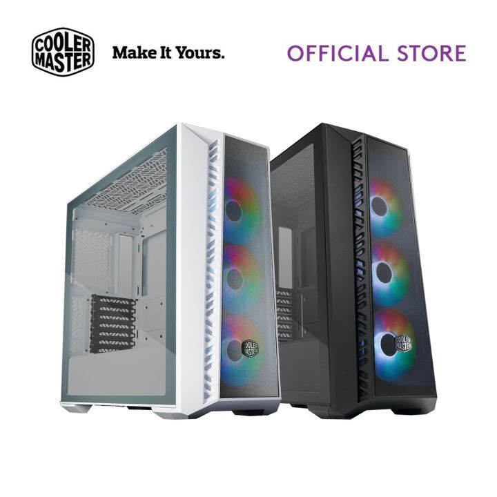 Cooler Master Chassis MasterBox 520 Mesh ARGB ATX Mid Tower Gaming ...