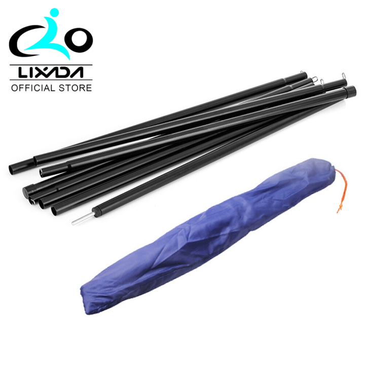 2 PCS/Set Outdoor Tent Canopy Poles Tent Canopy Support Rods Awning ...