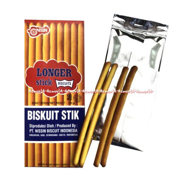 Nissin Biskuit Stick Biskuit Stik Original 100gr Longer Stick Biscuits ...