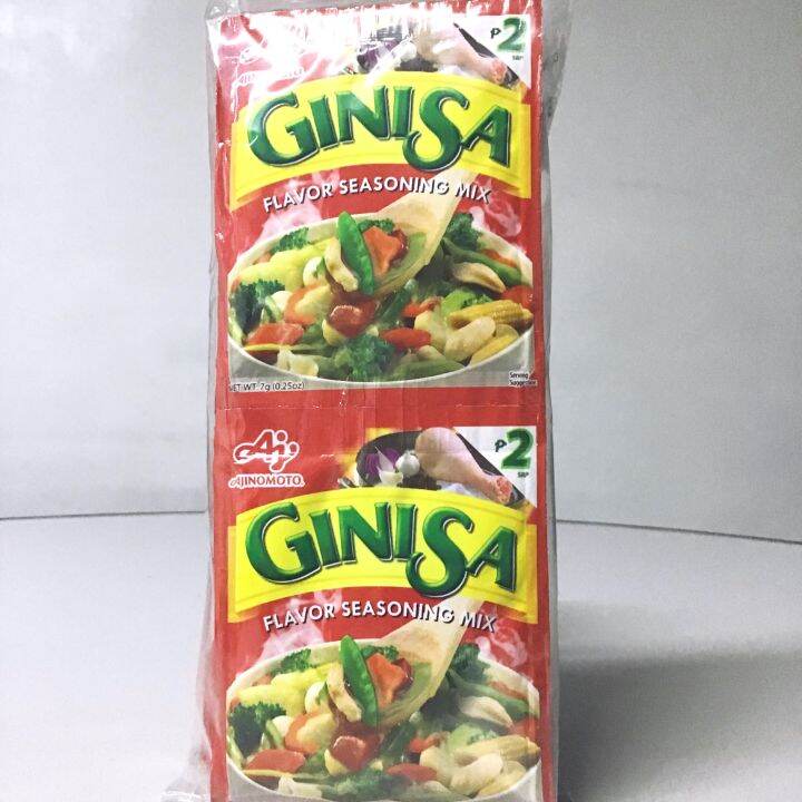 Ajinomoto Ginisa Flavor Seasoning Mix 7 grams 16 pieces | Lazada PH