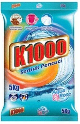 K1000 SERBUK PENCUCI AQUA ROSE 5KG | Lazada