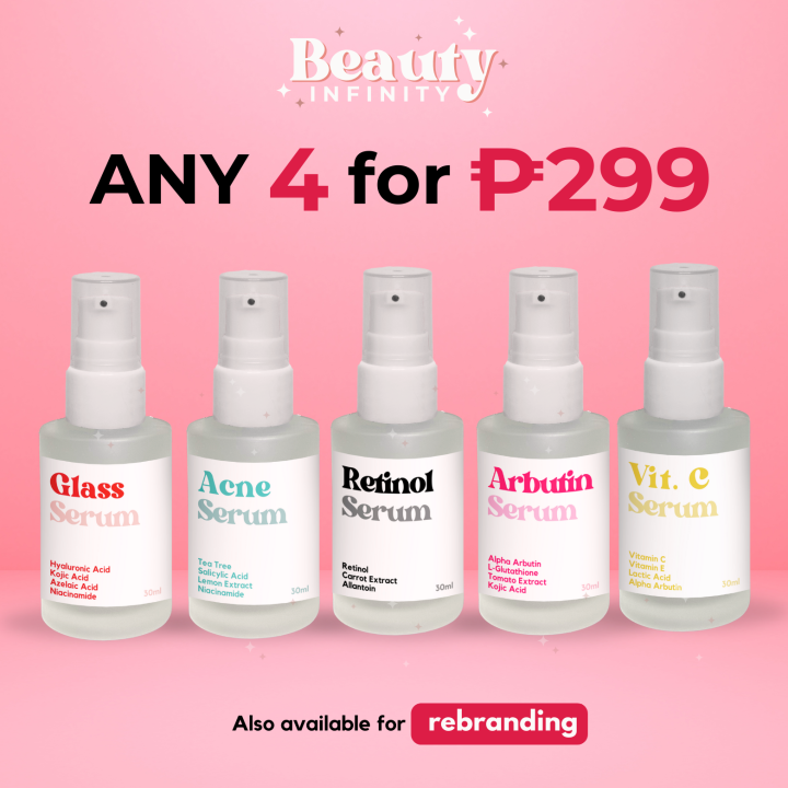 Beauty Infinity Fragrance Free Facial Serum (30ml) Niacinamide, Alpha ...