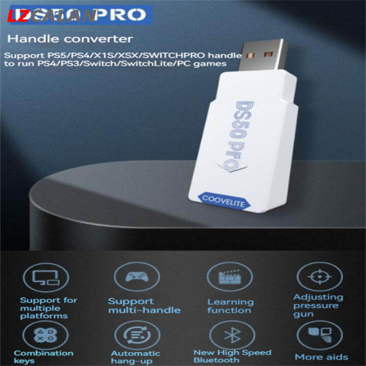 LZC In stock Coovelite Ds50 Pro Gamepad Converter Controller Receiver ...