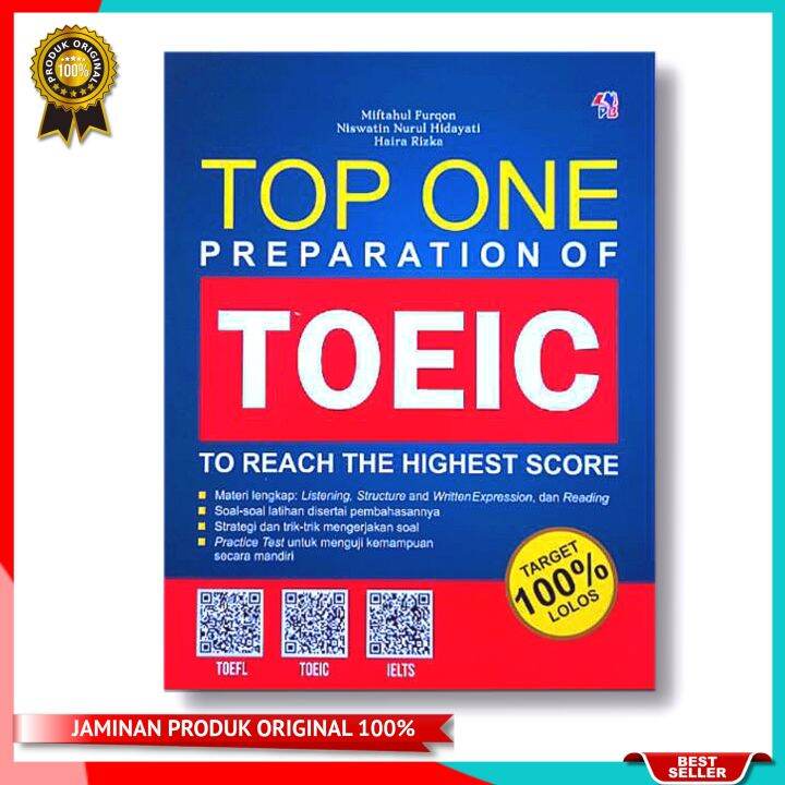 Buku TOP ONE PREPARATION OF TOEIC TO REACH THE HIGHEST SCORE | Lazada Indonesia