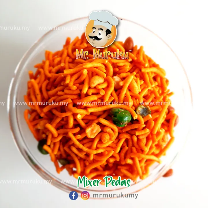 Mr. Muruku's Mixer Pedas Murukku (Spicy Mixer Murukku) | Lazada