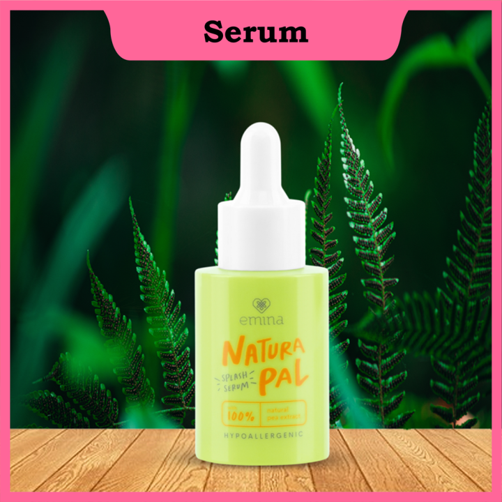 Emina Natura Pal Splash Serum 40 ml Serum Natural Glowing Triple Protection+ | Lazada Indonesia
