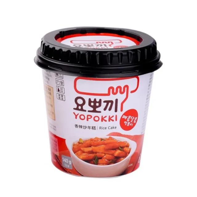Korea Yopokki Rice Cake Spicy Topokki Cup (140g) New | Lazada
