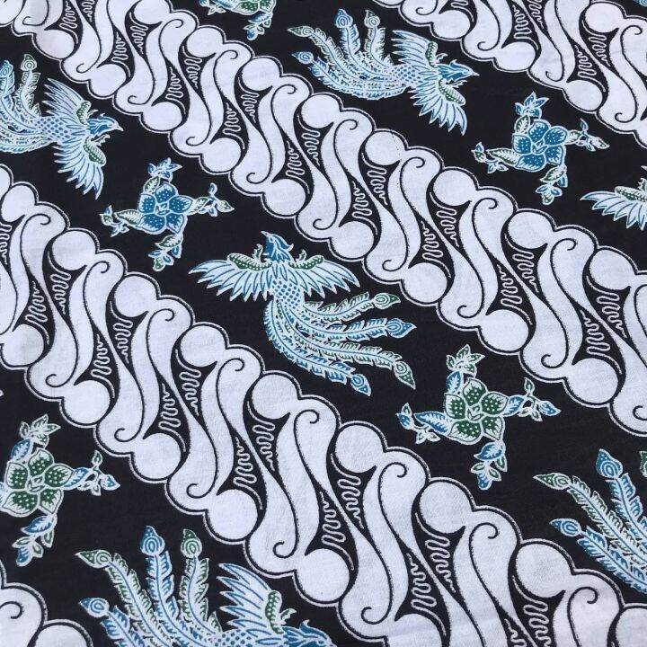 Kain batik printing motif layar seno /kain batik meteran/bahan baju ...